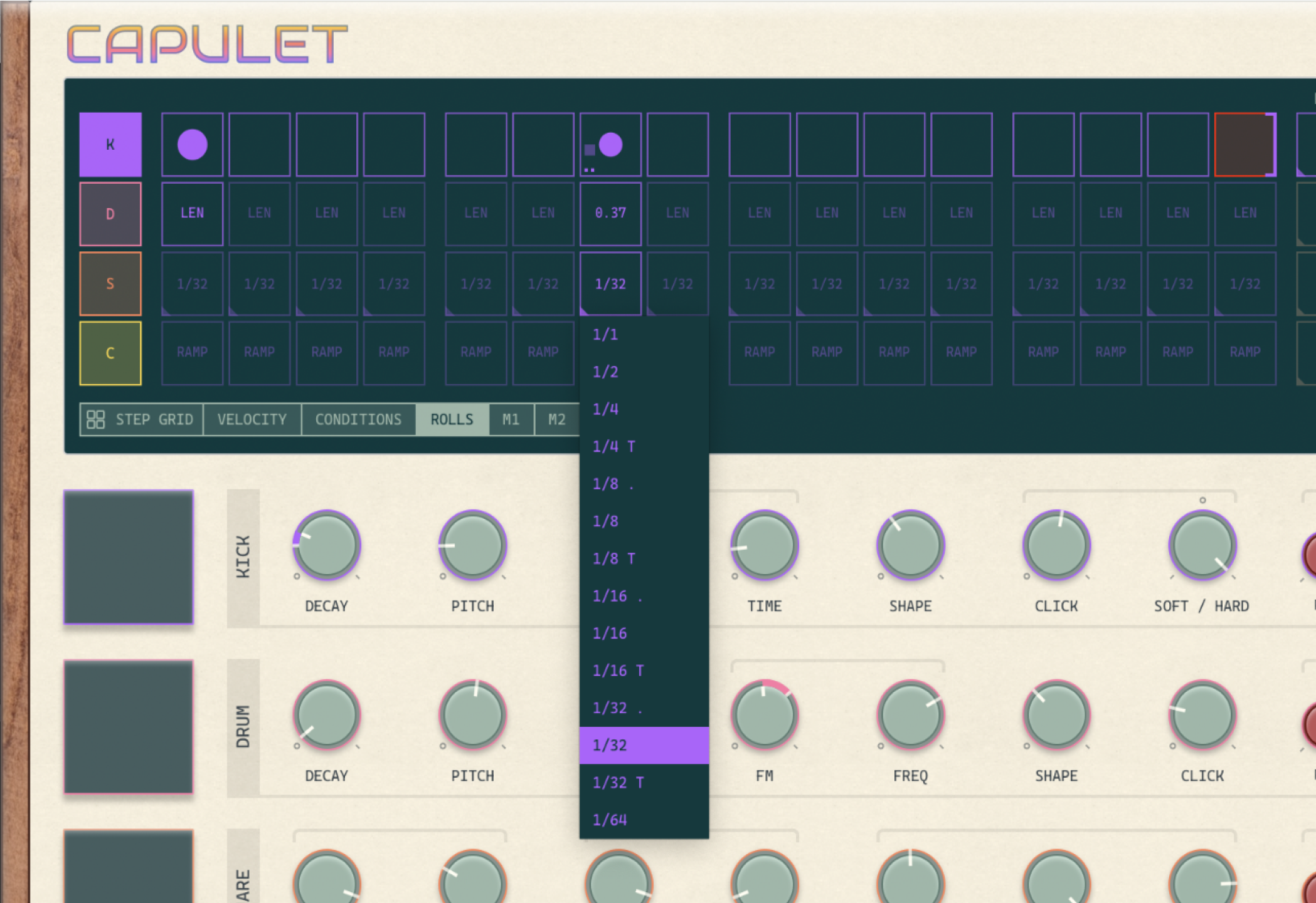 Capulet | A new virtual-analogue drum synth and modern step-sequencer ...